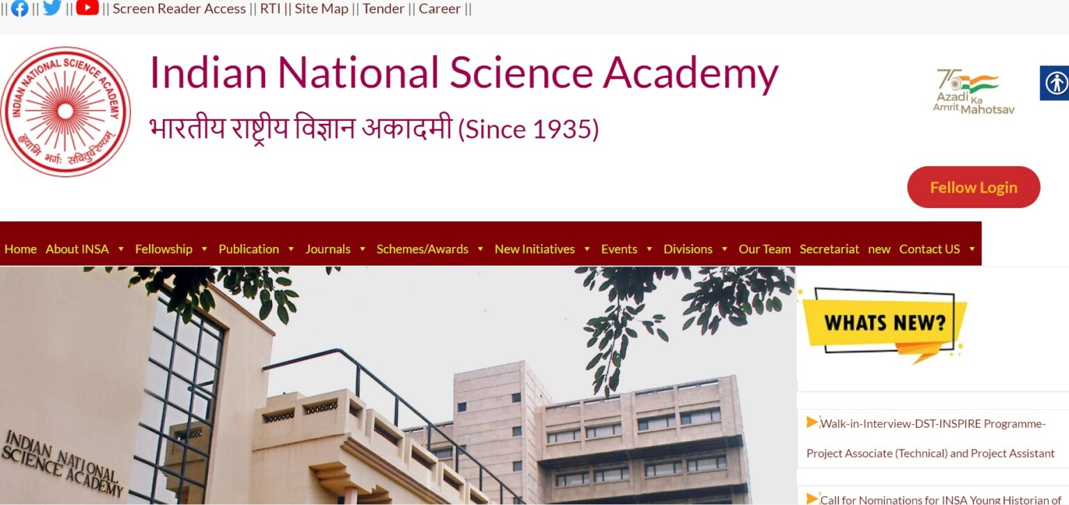 insa – Indian National Science Academy